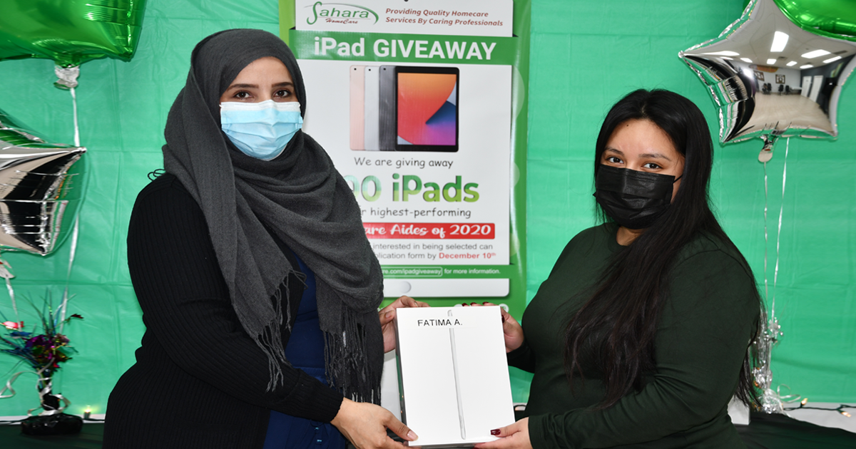 Sahara Holds iPad Giveaway Ceremonies